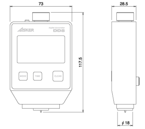 DD5-A,DD-5A,고무 경도계,디지털 고무경도계,DUROMeter,Digital DURO Meter,ASKER Japan ...