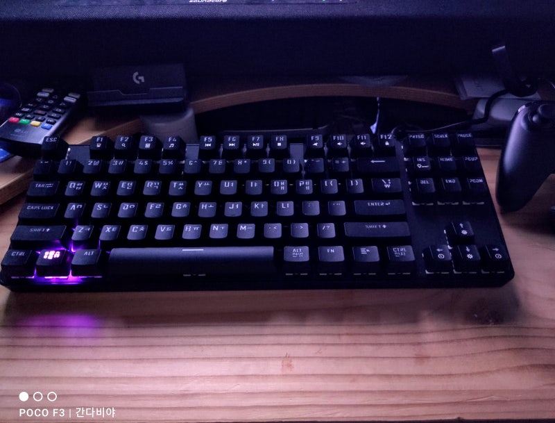 [사용기] 조이트론 LED 텐키리스 청축 스위치 기계식 키보드 JTMK - 200S 게임용 키보드 사용기 : 네이버 블로그