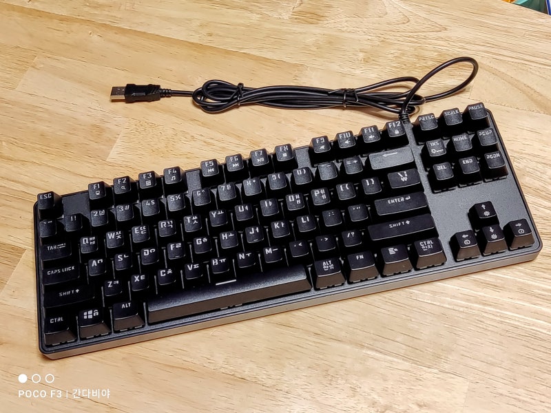 [사용기] 조이트론 LED 텐키리스 청축 스위치 기계식 키보드 JTMK - 200S 게임용 키보드 사용기 : 네이버 블로그