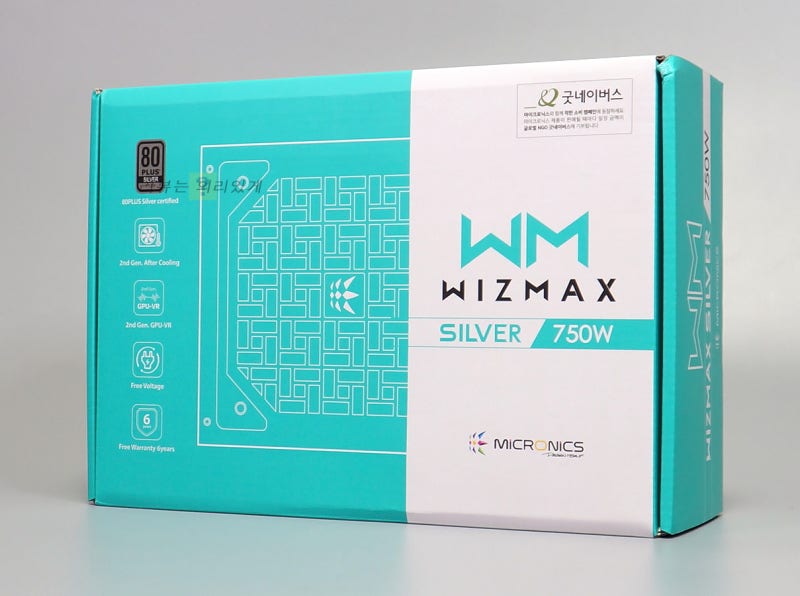마이크로닉스 WIZMAX 750W 80PLUS SILVER 컴퓨터 파워 : 네이버 블로그