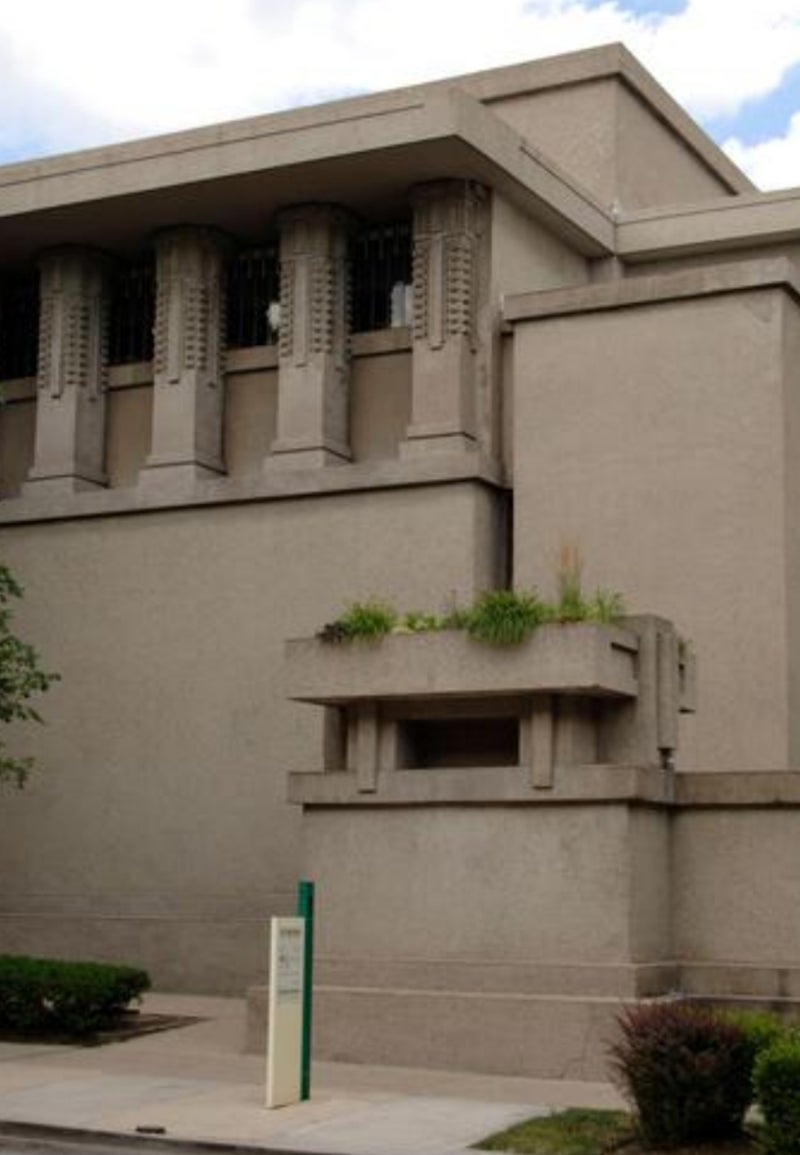 프랭크 로이드 라이트의 유니티 템플, unity temple, oak park, illinois, frank lloyd ...