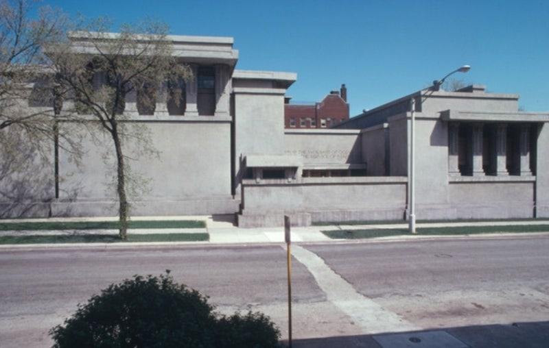 프랭크 로이드 라이트의 유니티 템플, unity temple, oak park, illinois, frank lloyd ...