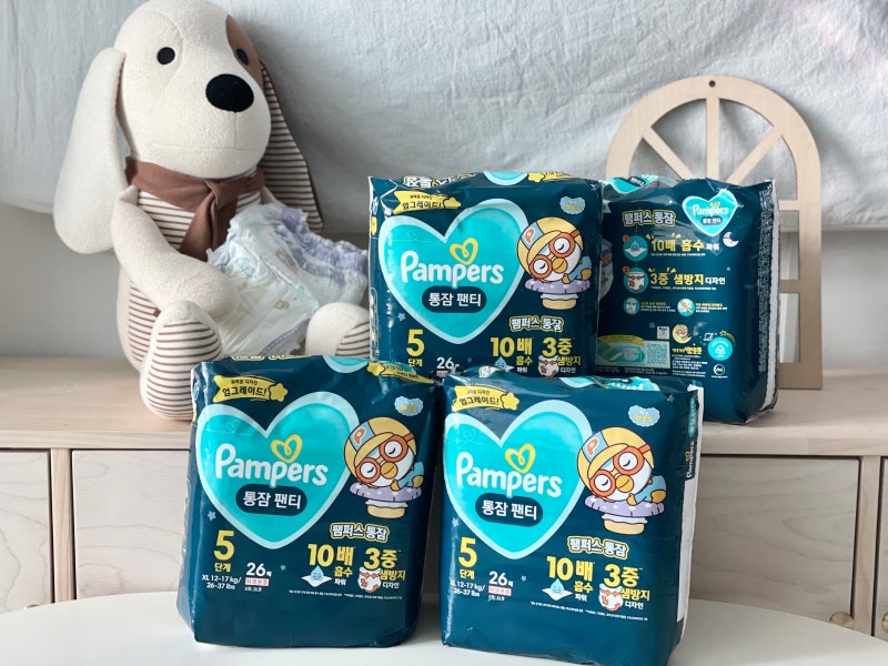 밤기저귀 정착 흡수력 좋은 팸퍼스통잠팬티 네이버 블로그