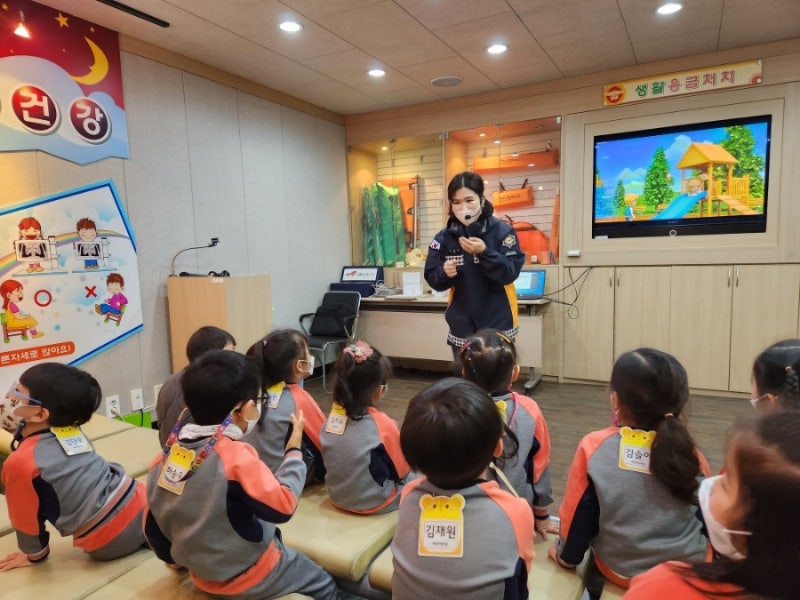 상계동 대림어린이집 노원소방서 견학 지역사회연계 네이버 블로그