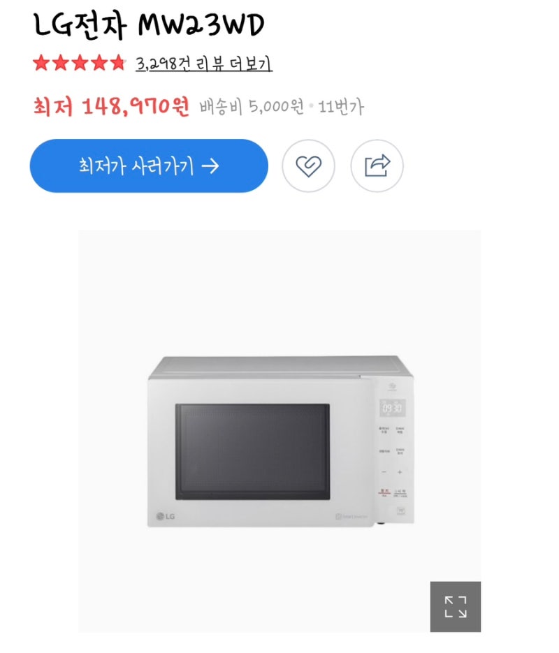 LG전자 전자레인지추천 MW23WD 로 오늘은 내가 요리왕~! ( ͡° ͜ʖ ͡°) : 네이버 블로그