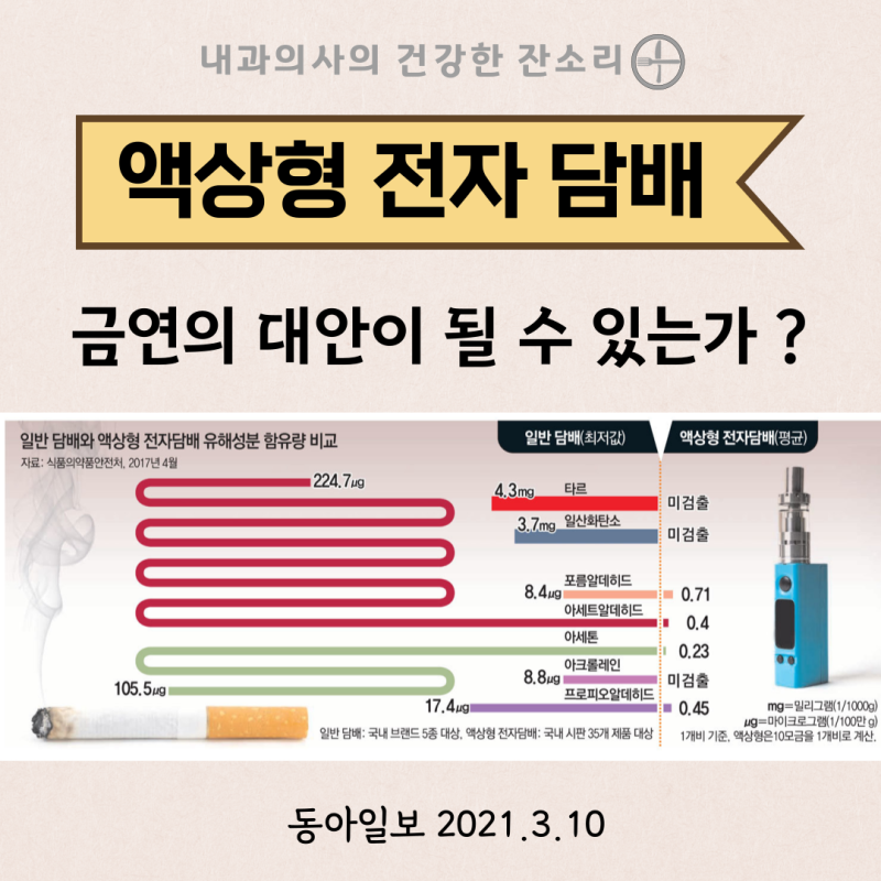 금연대신 전자 담배 안전한가요 액상 전자담배 위험성 네이버 블로그