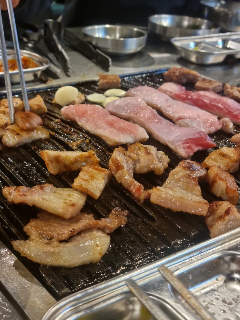 동인천 고기집 신포동 뒷고기 모듬한판 정말 맛있어요 네이버 블로그