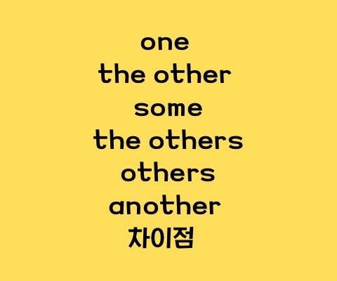 one, the other, some, the others, others, another 차이점 : 네이버 블로그