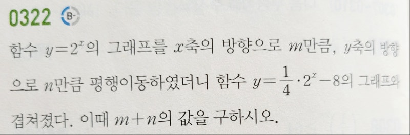 지수함수 그래프의 평행이동 대칭이동 (고2) : 네이버 블로그