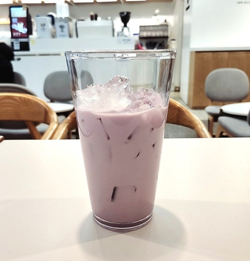 카페 차이 Chai 위례점에서 타로밀크티♡ 타로밀크티 칼로리 위례 가볼만한 카페 네이버 블로그
