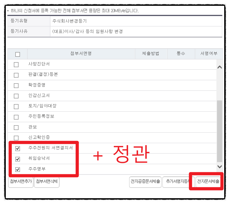 법인 중임 등기 셀프로 하는 방법 1인 대표 사내 이사 등 네이버 블로그