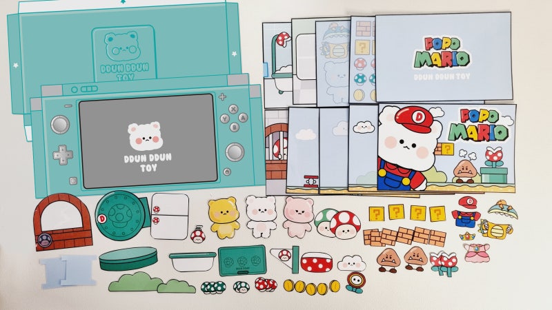 닌텐도 포포마리오 만들기/무료도안 : 네이버 블로그