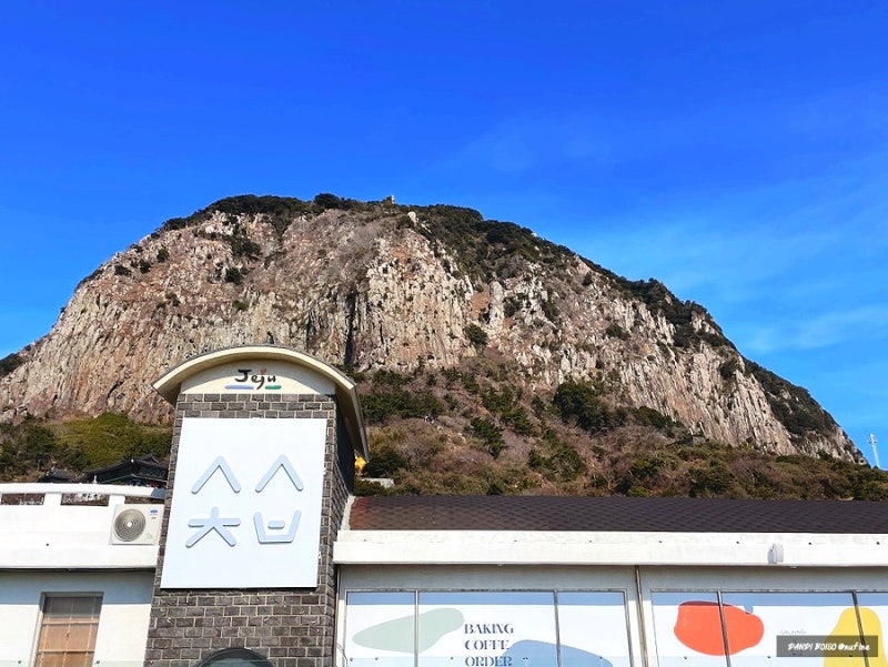 서귀포 관광명소를 한 눈에 볼 수 있는 뷰맛집 제주 용머리해안 산방산 카페 소색채본 Feat 인생샷 포토존 네이버 블로그