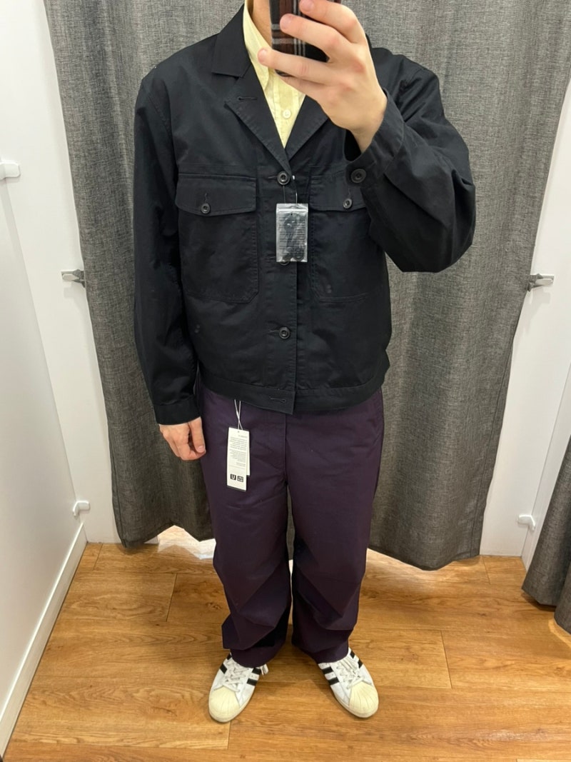 유니클로 U 23ss 실물후기 : 네이버 블로그