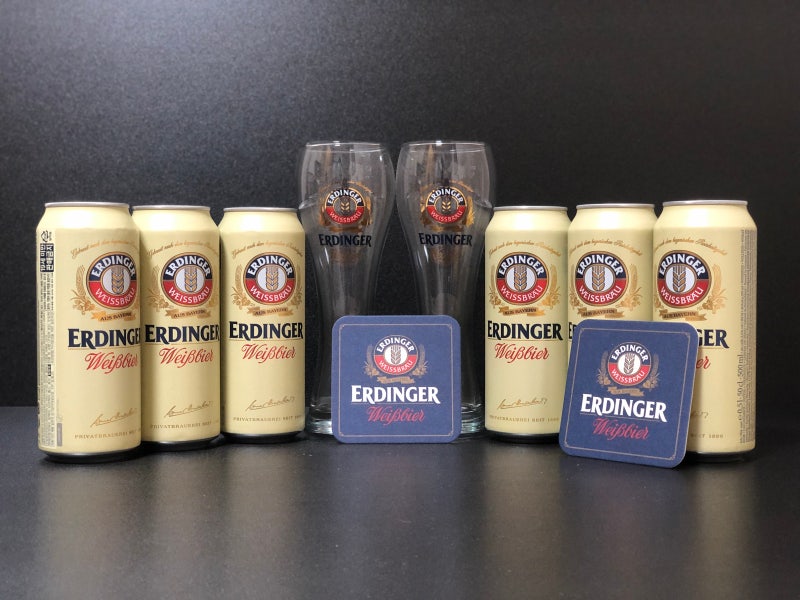 독일 수입맥주 에딩거 바이스비어(Erdinger Weissbier) 300ml 맥주 전용잔 기획 패키지 이마트 행사 구입 후기 ...