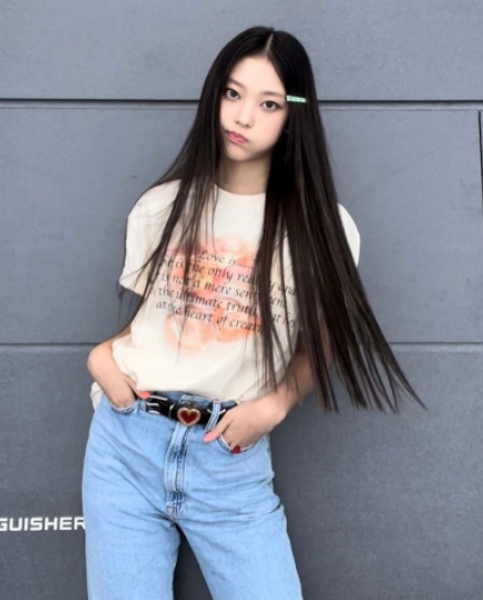 뉴진스 앞머리 없는 여자 긴머리 헤어스타일 슬릭컷 긴머리 매직 브릿지 숱치기레이어드컷 네이버 블로그