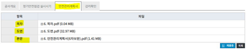 안전관리계획서 Csi 제출 수정 보완 및 변경검토 접수 검토수수료 진행상태 네이버 블로그
