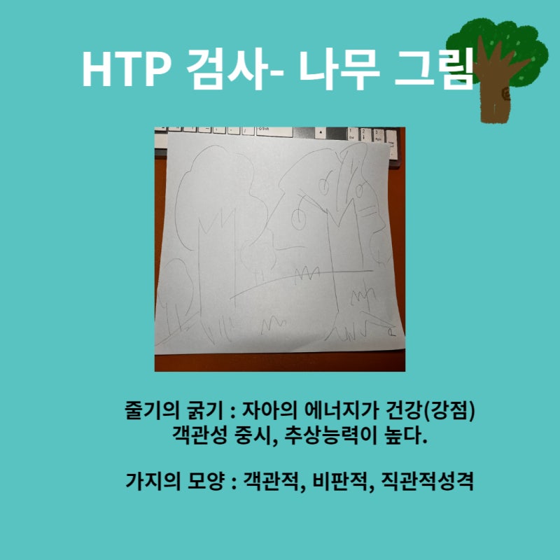 HTP, KHTP 그림 해석 검사 후기 : 네이버 블로그