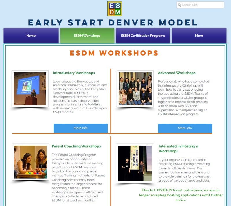 3. ESDM_Early Start Denver Model - Introductory Workshop : 네이버 블로그