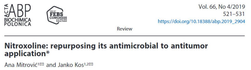 니트록솔린(nitroxoline)은 어디 있는가? : 네이버 블로그