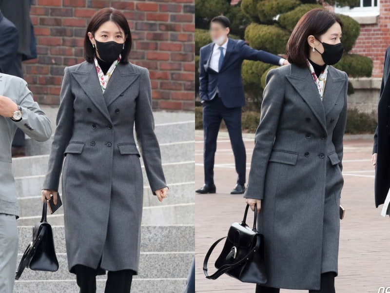 이영애 이부진 하객룩 패션 70만원대 데스트리 가방 델보 브리앙 디올 스카프 가격은 네이버 블로그