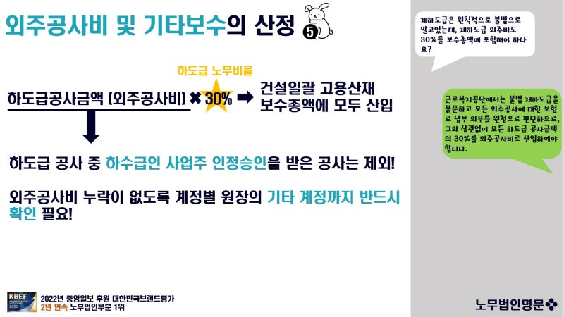 2023년 건설업 고용산재보험료 신고보수총액신고 본사 상용직 부터 외주공사비 장비사용료까지 확정보험료 신고 이렇게만