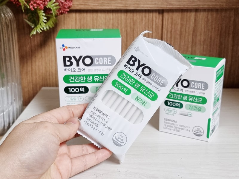 프로바이오틱스추천 100억 유산균 Cj웰케어 바이오코어 건강한 생유산균 네이버 블로그