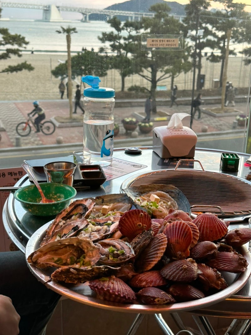 민락동조개구이 무한리필 맛집 광안리 지금조개 네이버 블로그