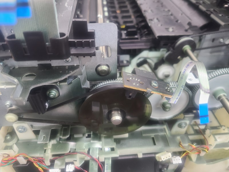 Hp7720 캐리지걸림 누락된헤드 헤드교체이후에도 동일수리 프린터수리 잉크잼 네이버 블로그