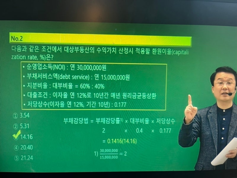 부동산학개론 계산문제 쉽게 푸는 방법 네이버 블로그