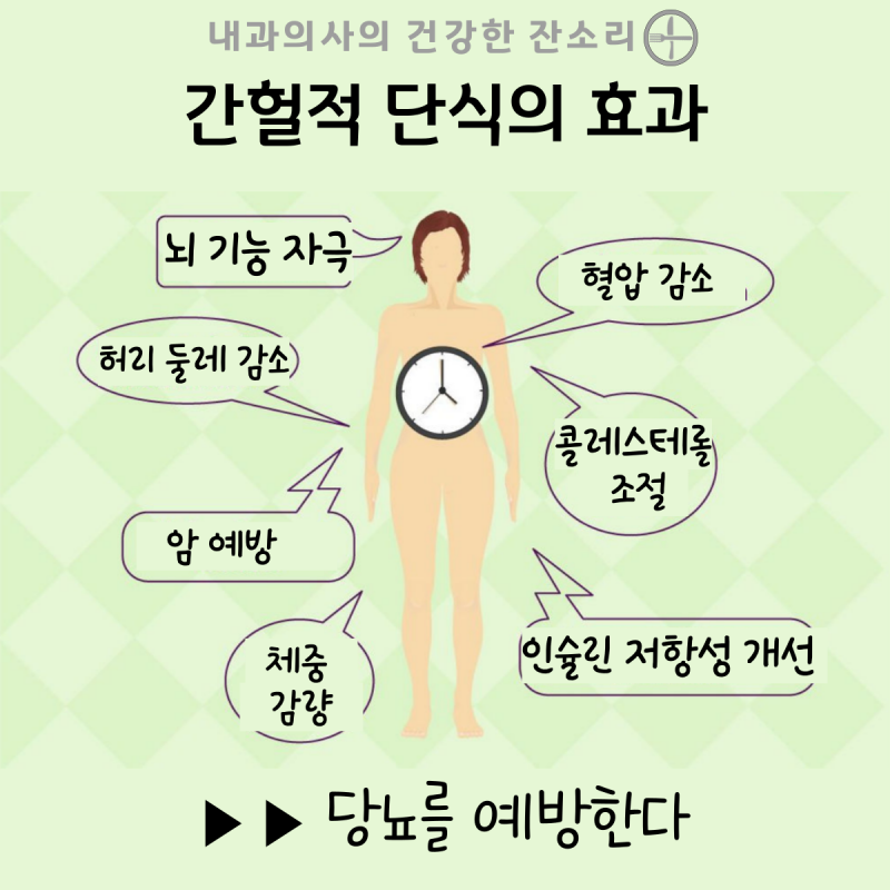 간헐적 단식 누구나 할 수 있을까 간헐적 단식과 당뇨 네이버 블로그