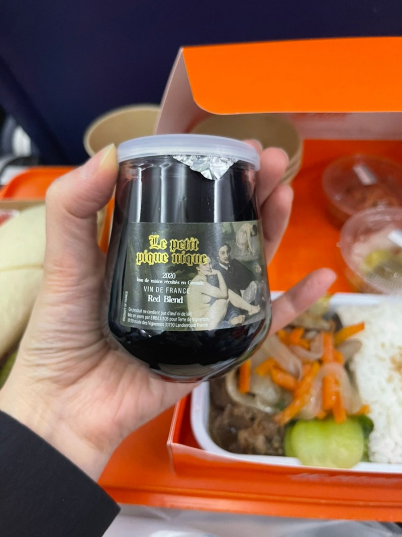 23년 태국여행 3년만에 맛보는 제주항공 기내식 커플세트 치맥세트 직접구매 후기 네이버 블로그