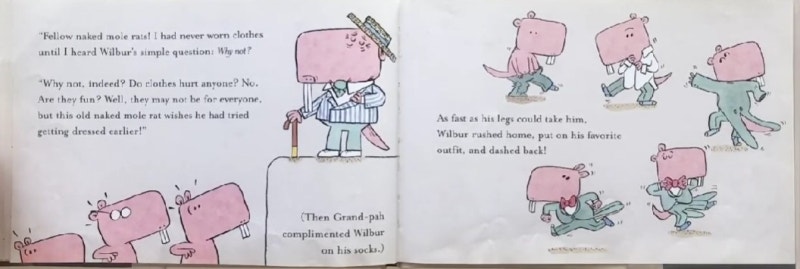 영어 그림책 추천 Naked Mole Rat Gets Dressedby Mo Willems : 네이버 블로그