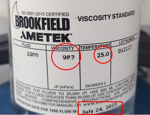Brookfield(브룩필드) 회전형점도계 점검방법_9 : 네이버 블로그