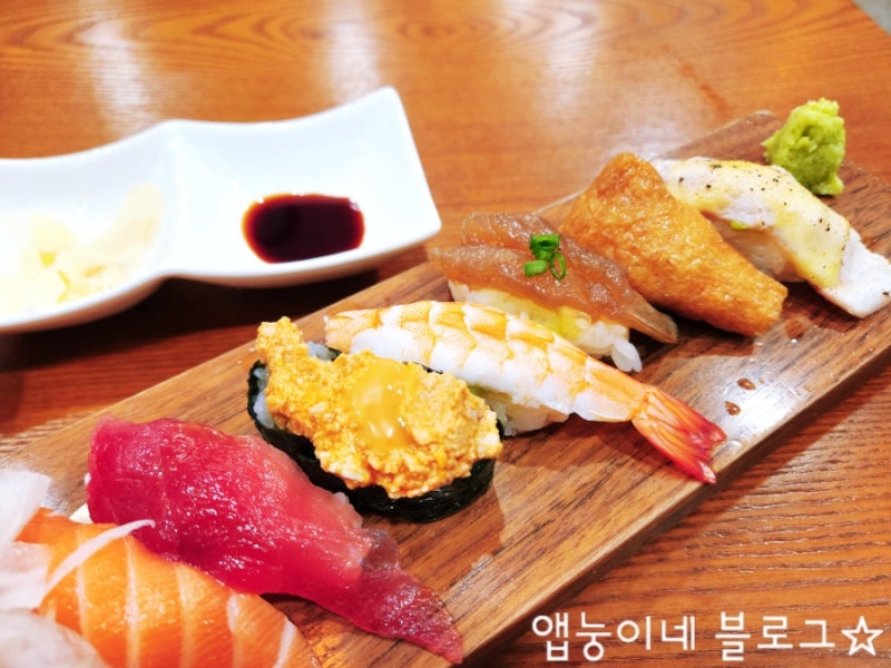 여의도 맛집 기분좋은날 오늘의초밥 꽃등심비빔면 우동정식 마약계란초밥 안키모초밥 네이버 블로그