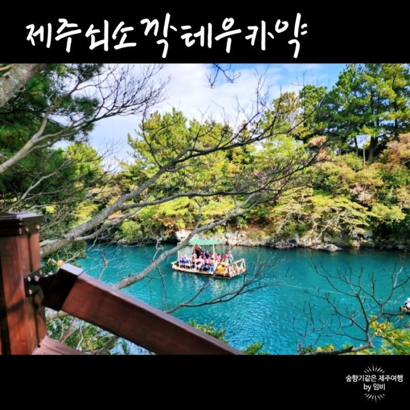 제주도 남쪽코스 제주 쇠소깍 카약 테우 예약방법 네이버 블로그