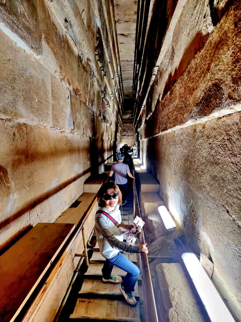 이집트 여행 8 카이로 8 기자 피라미드 Giza Pyramid 쿠푸 왕의 피라미드 내부관람 네이버 블로그