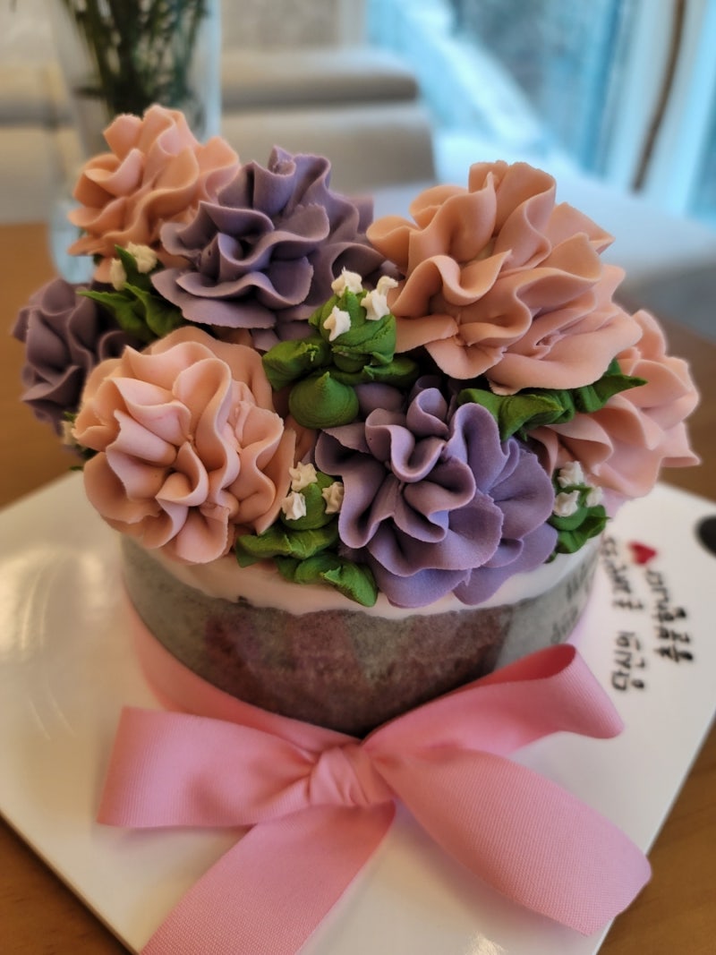 의정부 수제 디저트 카페 [꽃같은날] 앙금플라워 떡케이크주문 : 네이버 블로그