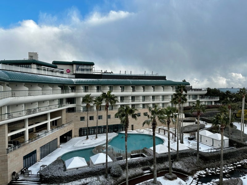 제주도 호텔 겨울 호캉스 그랜드 조선 제주 온수풀 수영장 가든풀 루프탑풀 네이버 블로그