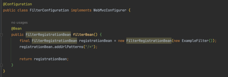 Spring boot Filter : 네이버 블로그