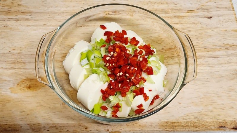 순두부 간장 양념장으로 전자레인지 순두부찜 만들기 : 네이버 블로그