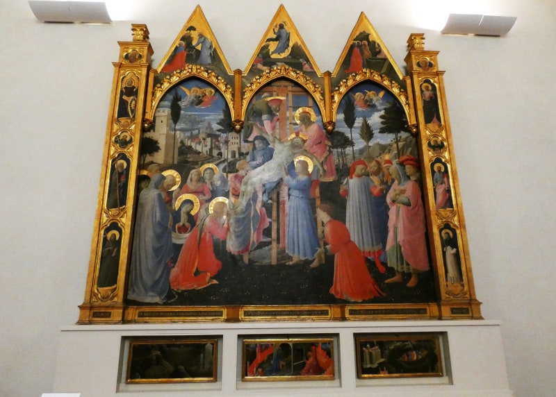 프라 안젤리코(Fra Angelico) - 십자가에서 내려지심(Deposition of Christ), Sala dell ...