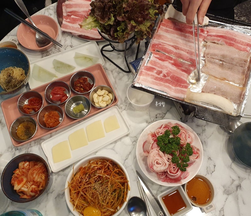 종로맛집 익선동냉삼집미미네 커플모임 고기집 데이트 하고왔다 네이버 블로그