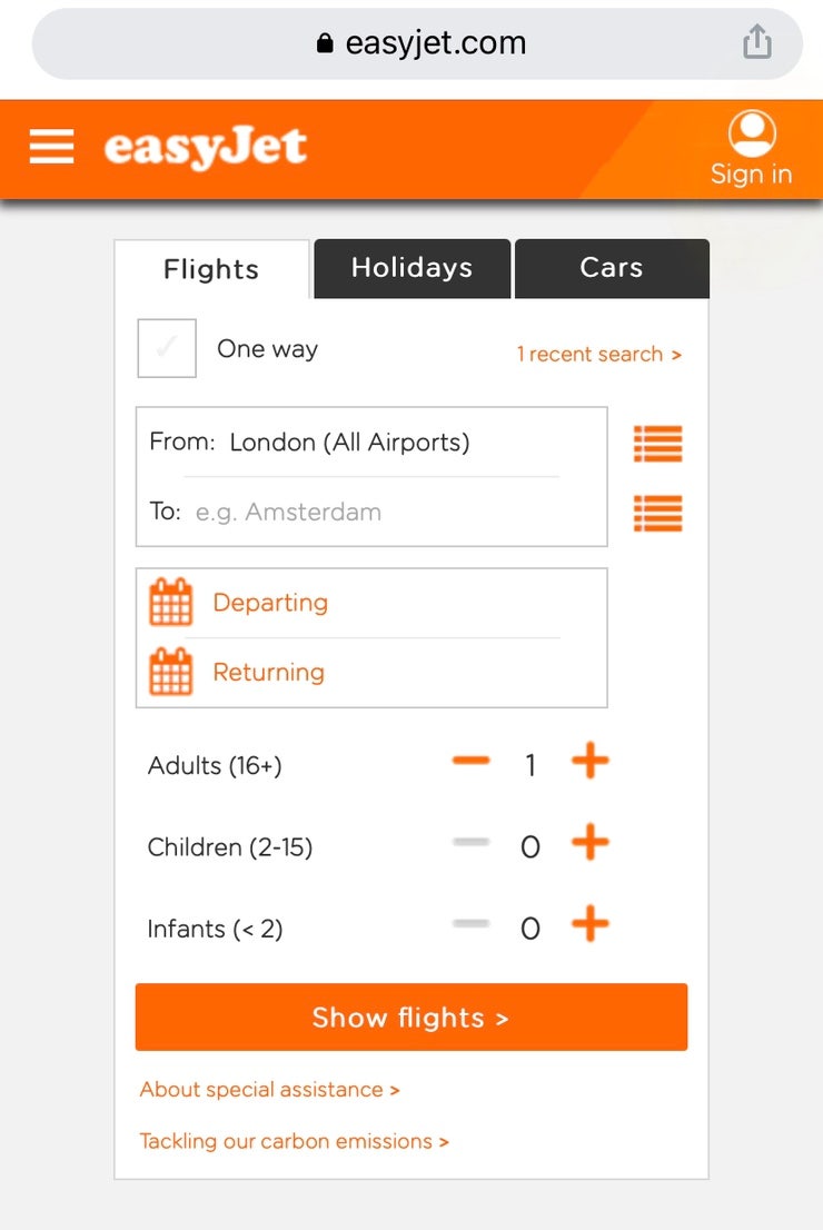 유럽저가항공 이지젯(easyjet) 예약하는 법, 추가 수하물, 취소환불 규정 : 네이버 블로그