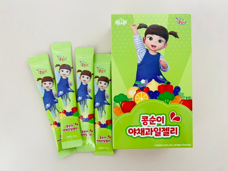 편식하는 어린이영양간식 하루야채 콩순이 야채젤리 네이버 블로그