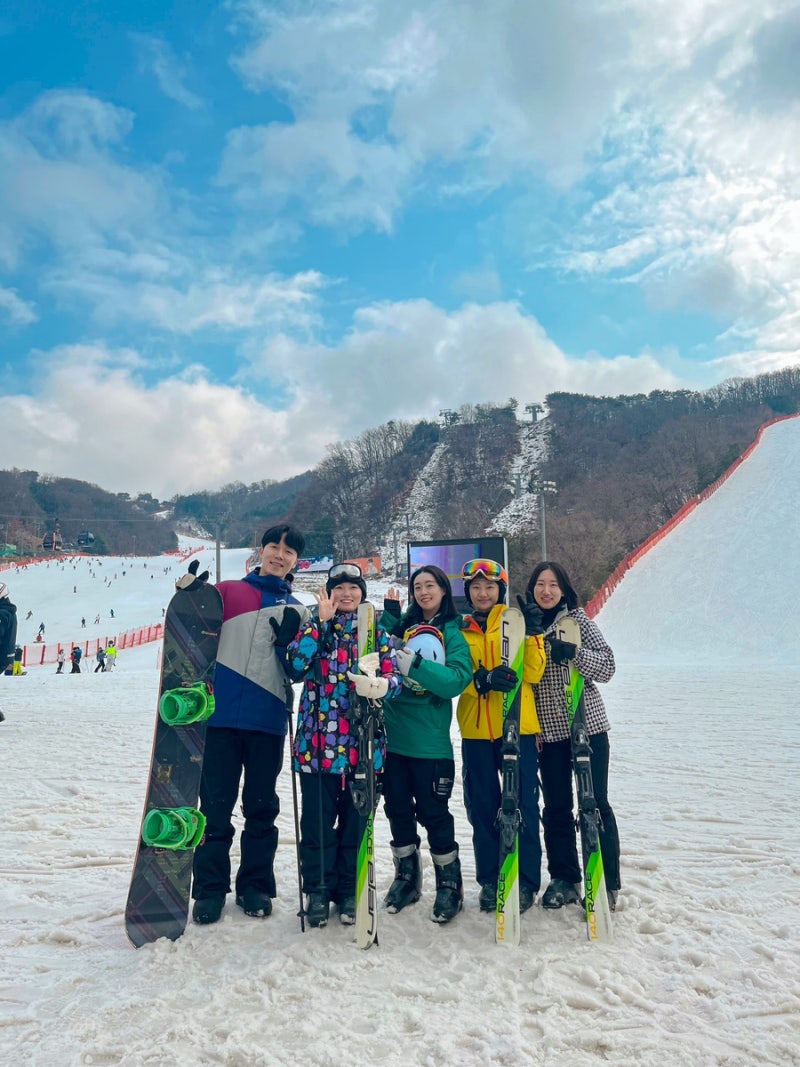 23년 2월 둘째주2 우당탕탕 금잔디의 보드 도전기🏂홍천 대명리조트 대명리조트 오크동 숙소 후기스키 사고 경위서