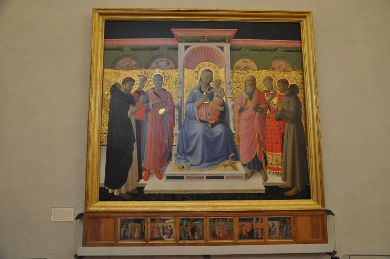 프라 안젤리코(Fra Angelico) - 안날레나 제단화(Annalena Altarpiece), Saladell'Ospizio dei Pellegrini) : 네이버 블로그