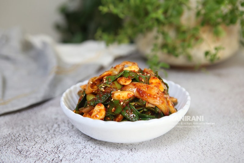봄반찬 풋마늘무침 마늘잎무침 풋마늘 요리 봄나물반찬 네이버 블로그