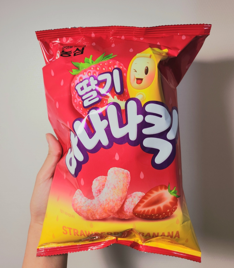 ️농심 신상 ️ 딸기 바나나킥 리뷰 및 영양성분표 네이버 블로그