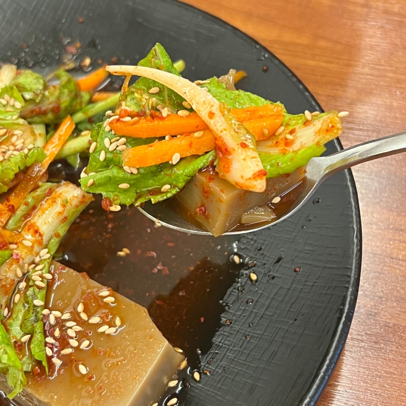 마산 합성동 맛집 외갓집 석쇠 숯불고기 정식 도토리묵 무침 부추전 꽃게 된장찌개 식혜 네이버 블로그